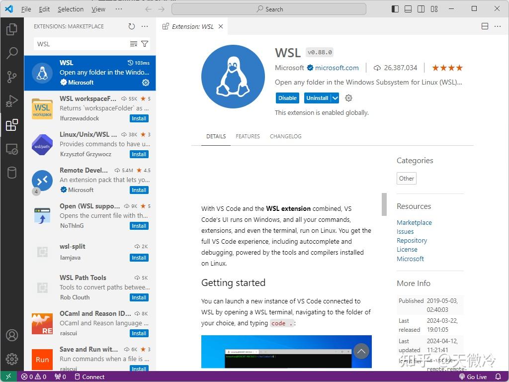 Win11上配置Linux子系统（WSL）+vscode使用 - 知乎