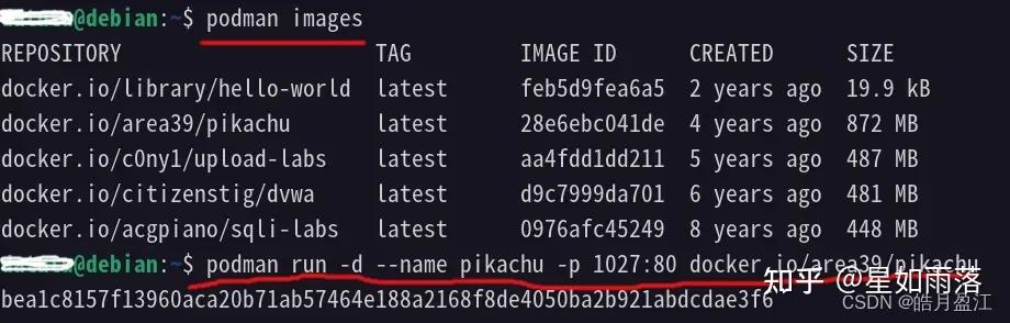 Linux Debian12使用podman安装pikachu靶场环境 - 知乎