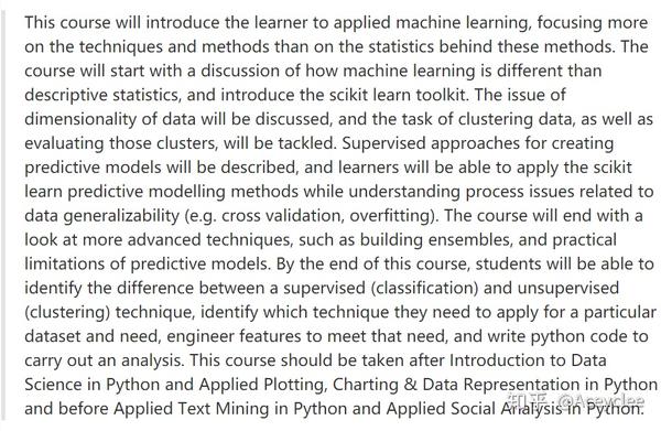 Coursera 上机器学习课程（公开课）汇总推荐 - 知乎