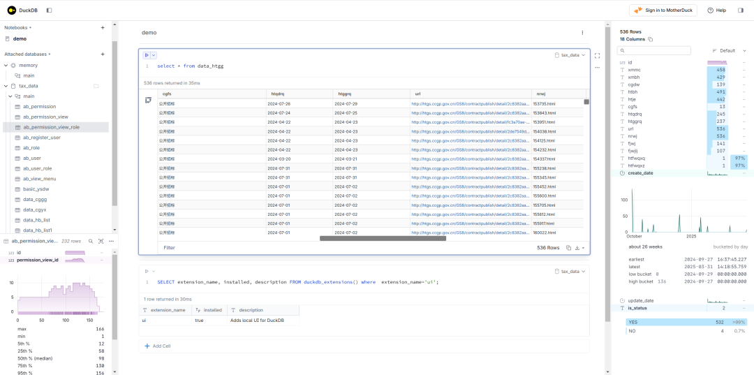 为什么选择 DuckDB UI？轻量、直观、高效 - 知乎