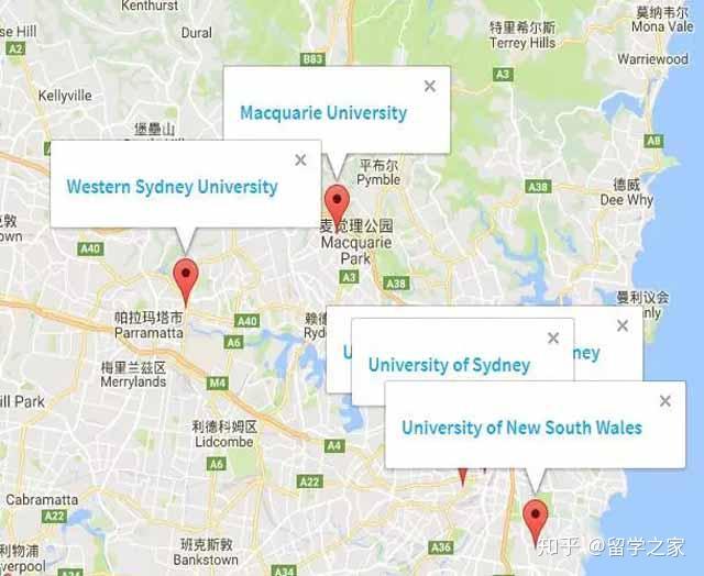 澳洲留学必备！2019年最新澳大利亚大学地址与校区原版分布图！ - 知乎