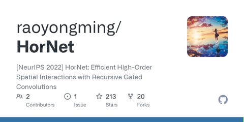 HorNet: Efficient High-Order Spatial Interactions with Recursive Gated Convolutions - 知乎