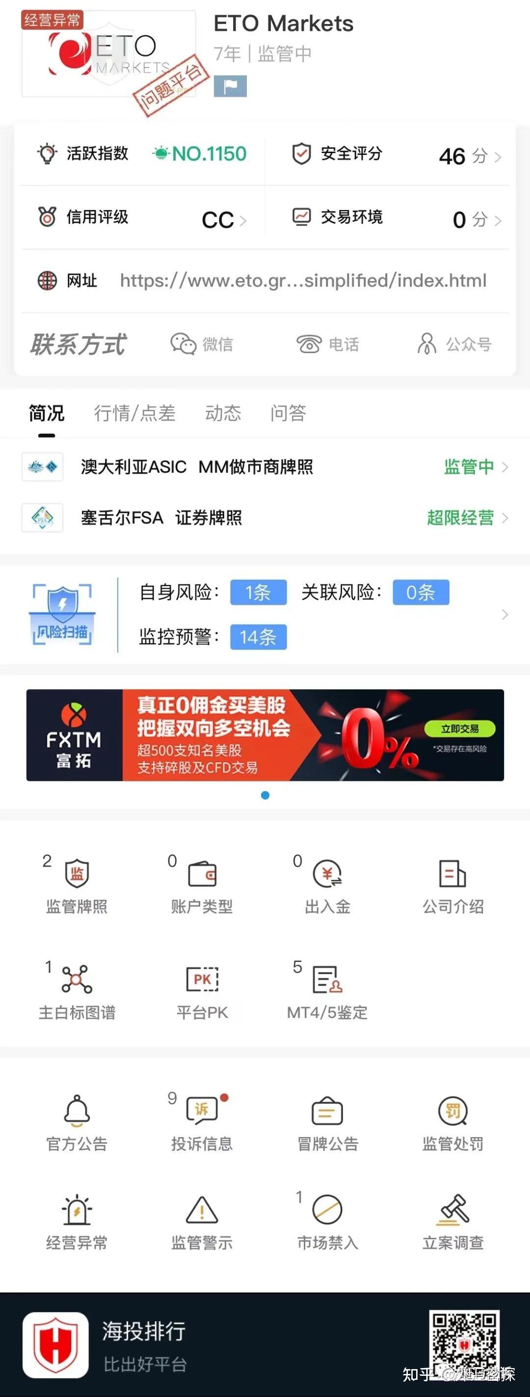 员工离职、代理转投，请注意ETO Markets的风险！ - 知乎