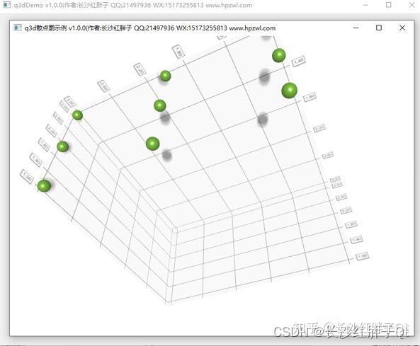 Qt开发技术：Q3D图表开发笔记（一）：Q3DScatter三维散点图介绍、Demo以及代码详解 - 知乎