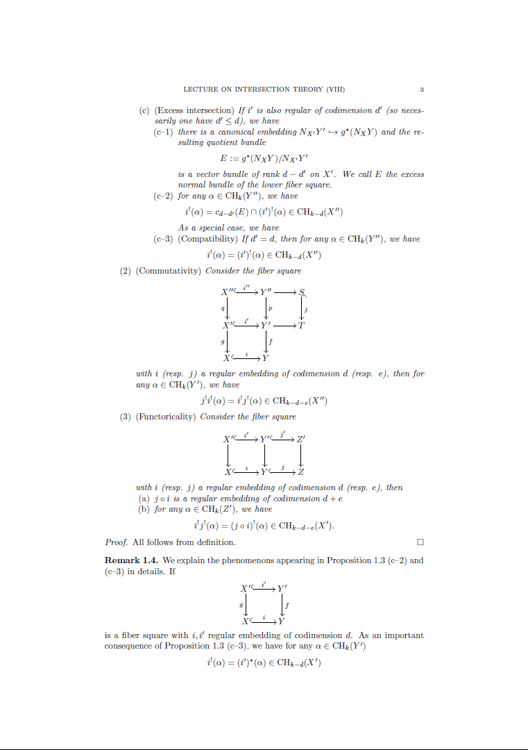 Notes on Intersection Theory (VIII) - 知乎