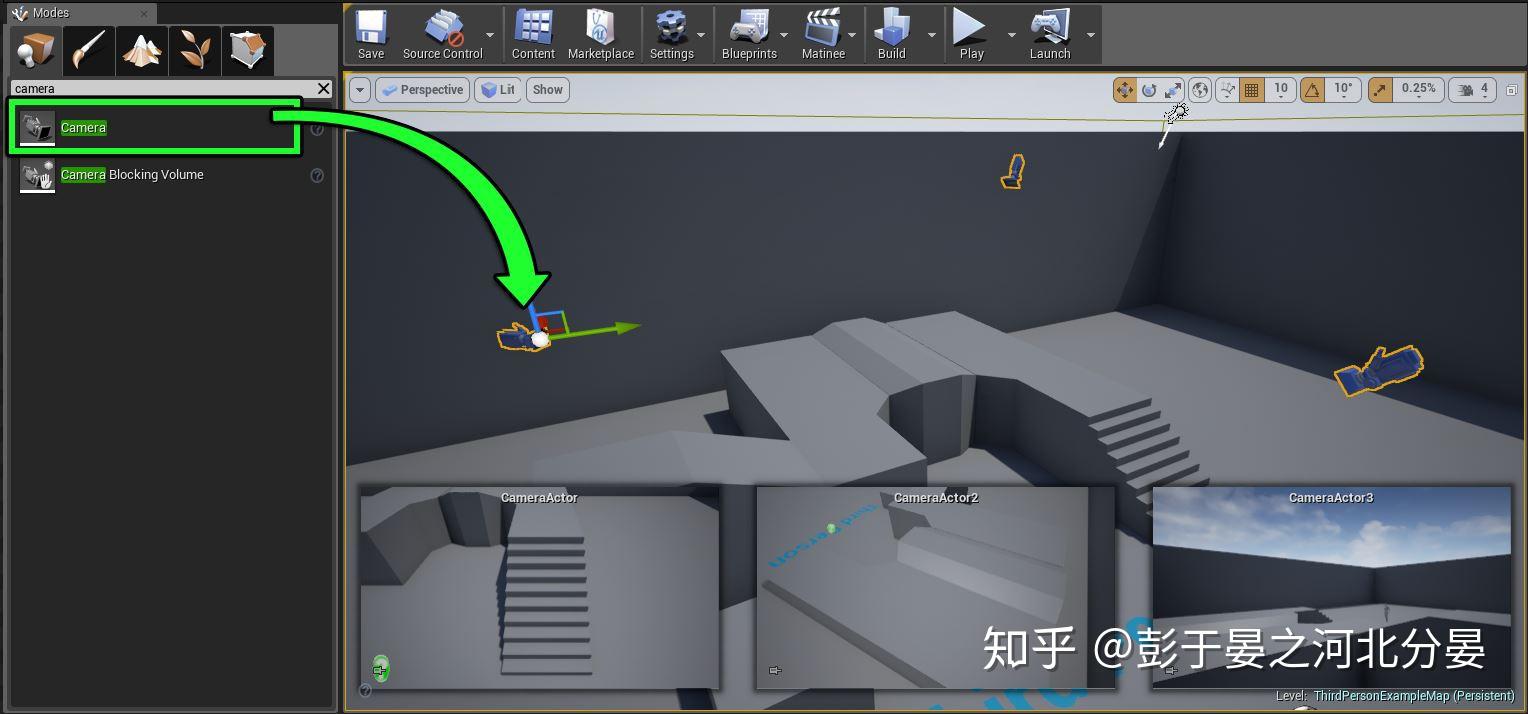 UE4 在多个固定摄像机之间切换 多个视角切换 - 知乎