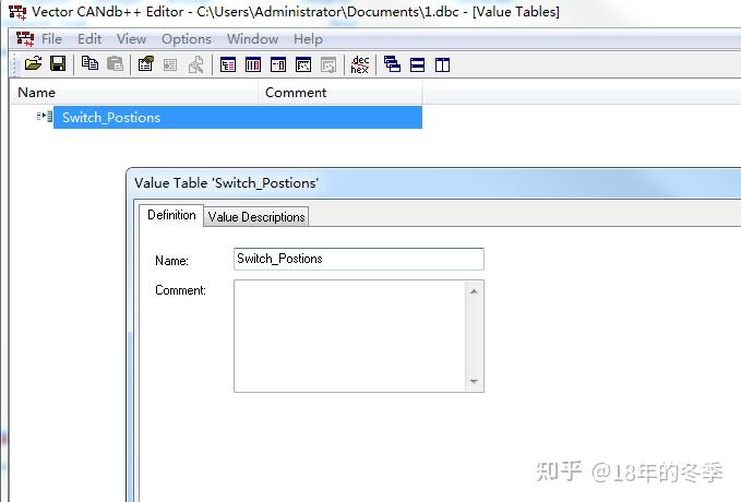 DBC编辑问题记录-增加Value Table - 知乎