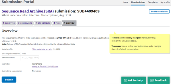 数据上传 | SRA数据上传操作指南 - 知乎