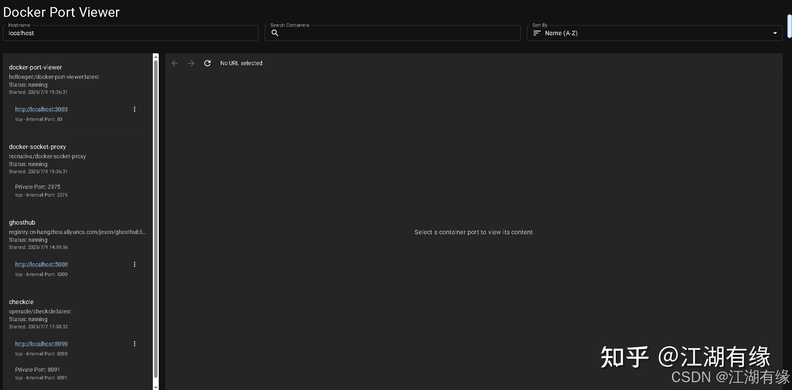 Docker项目实践：部署docker-port-viewer监控容器端口 - 知乎