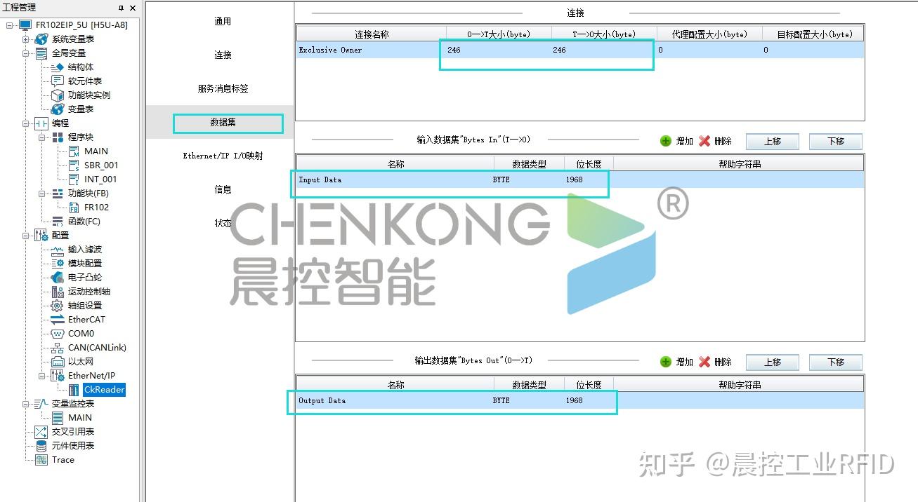 晨控CK-FR102ANS与汇川5U系列PLC配置EtherNet/IP通讯连接手册 - 知乎