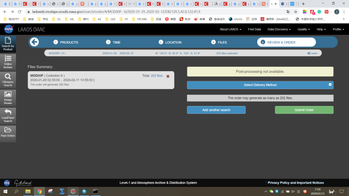 python脚本在NASA批量下载modis数据 - 知乎
