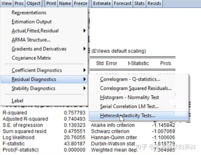 Eviews一些常用方法的操作（完结） - 知乎