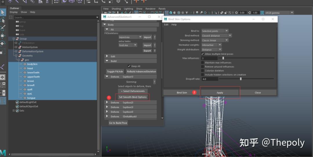 Advanced Skeleton绑定生成基础 - 知乎