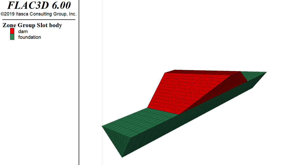 FLAC3D 实例分析-动态力学模拟程序:大坝基础（翻译自help文件） - 知乎