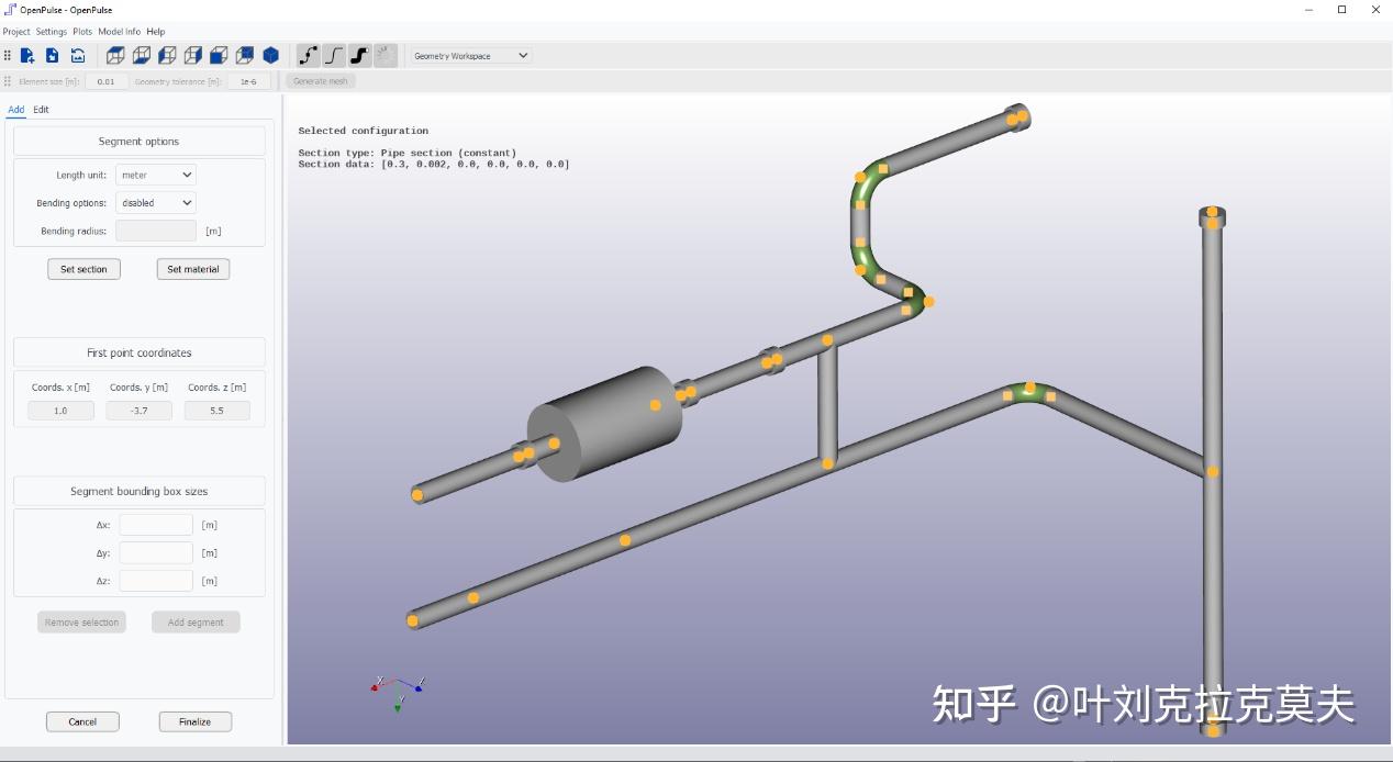 开源科学工程技术软件介绍57 – 管道系统脉动分析软件OpenPulse - 知乎