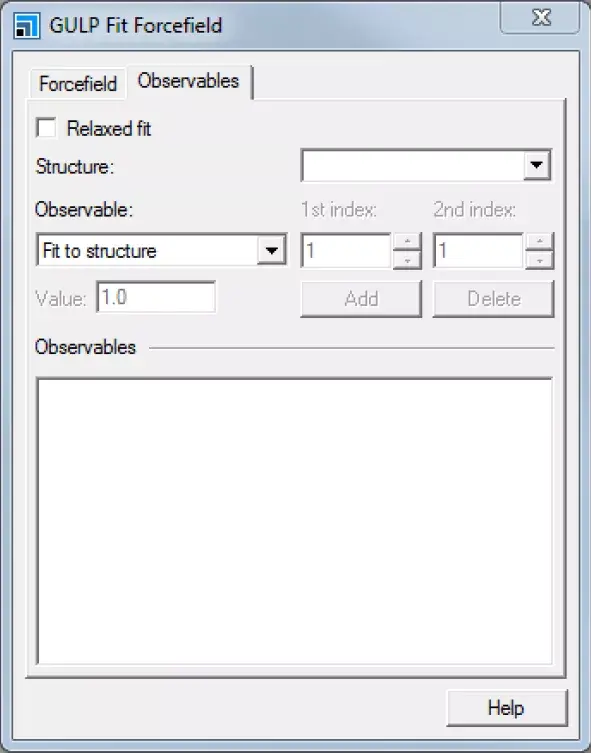 Materials Studio官方教程：GULP——拟合力场 - 知乎