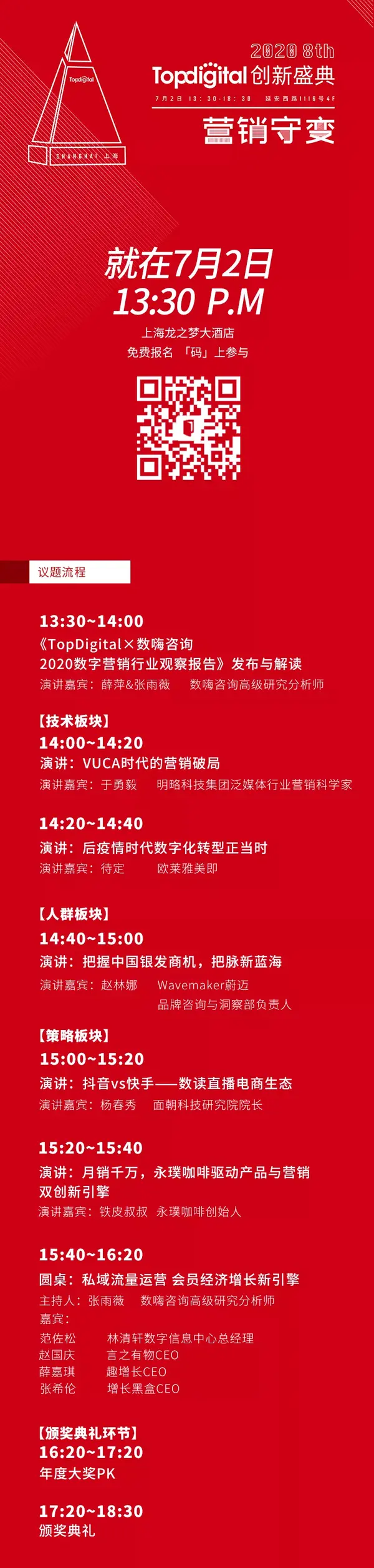 TopDigital创新盛典定档7月2日，TOP君带你免费参会！ - 知乎