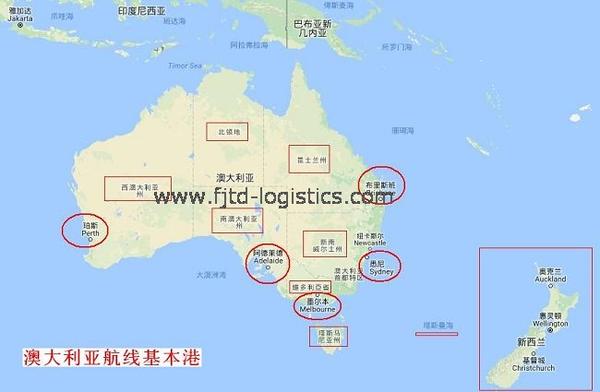 澳大利亚航线有哪些港口？世界航线介绍（七） - 知乎