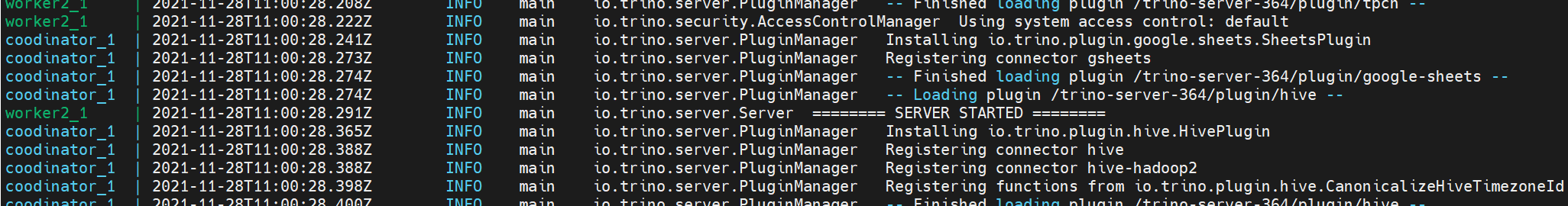 利用docker容器模拟搭建Trino集群 - 知乎
