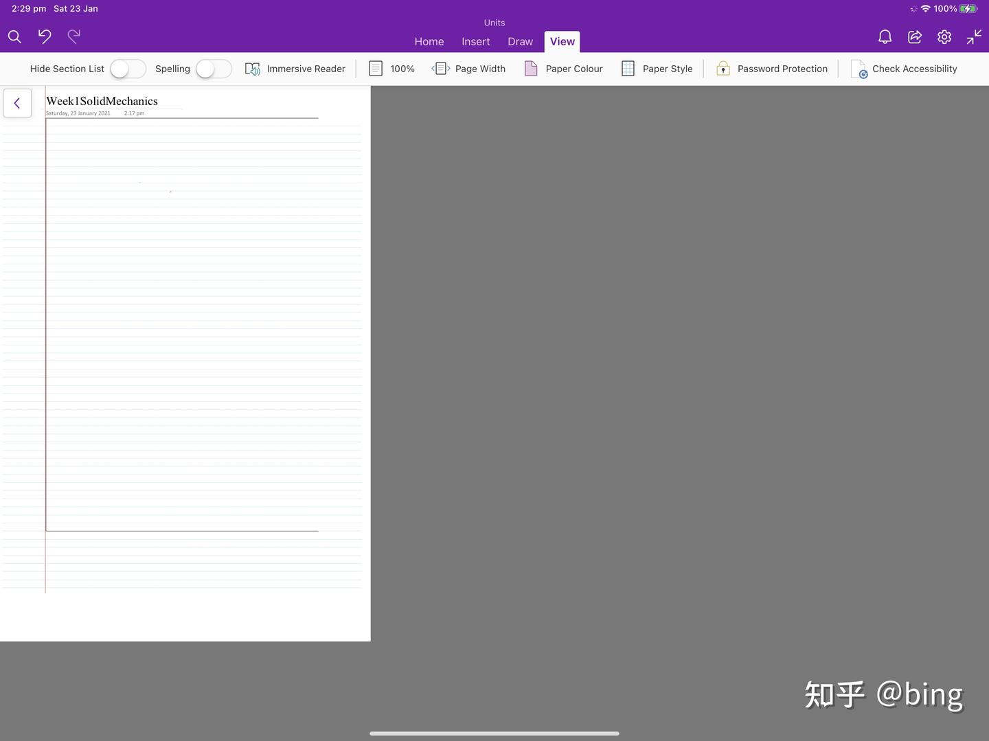 iPad OneNote A4模板设置及打印 - 知乎