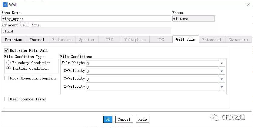 利用Fluent中的欧拉壁膜模型（EWF）计算机翼的液膜形成过程。 - 知乎