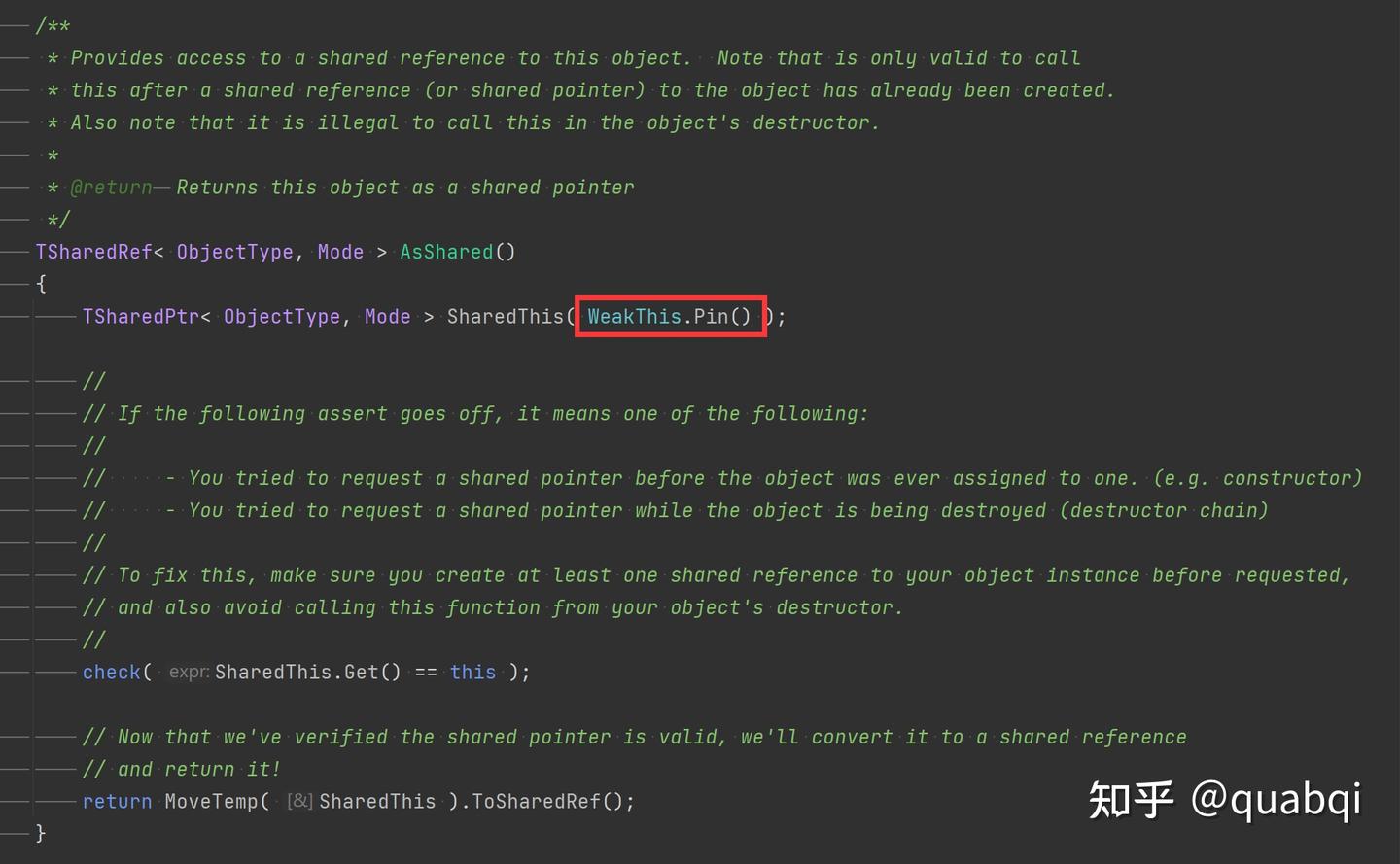 UE4的智能指针 TSharedPtr - 知乎