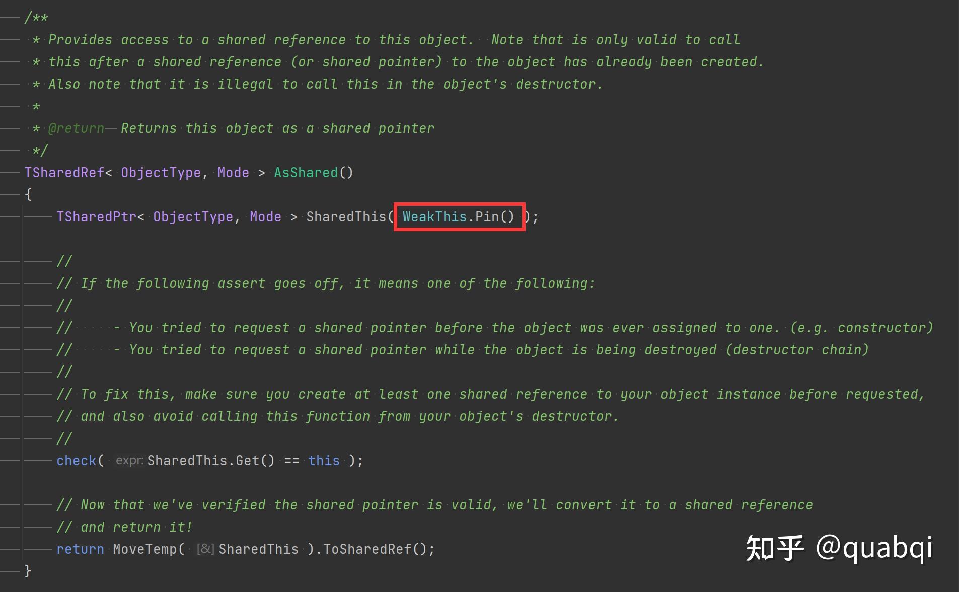UE4的智能指针 TSharedPtr - 知乎