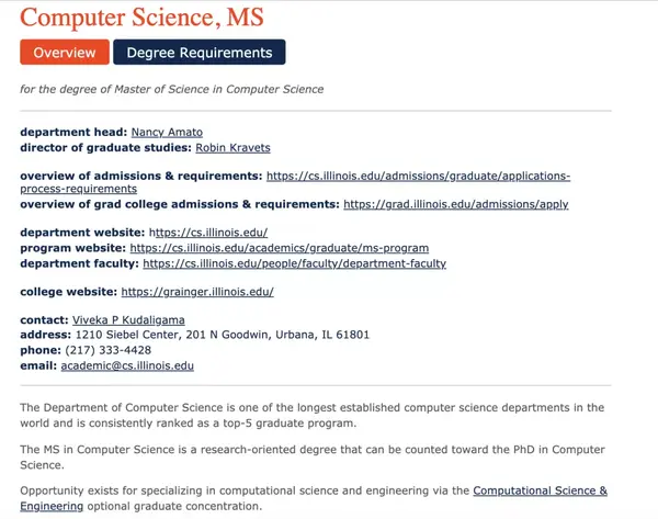 UIUC计算机科学硕士项目介绍、申请要求、学费、Deadline汇总 - 知乎