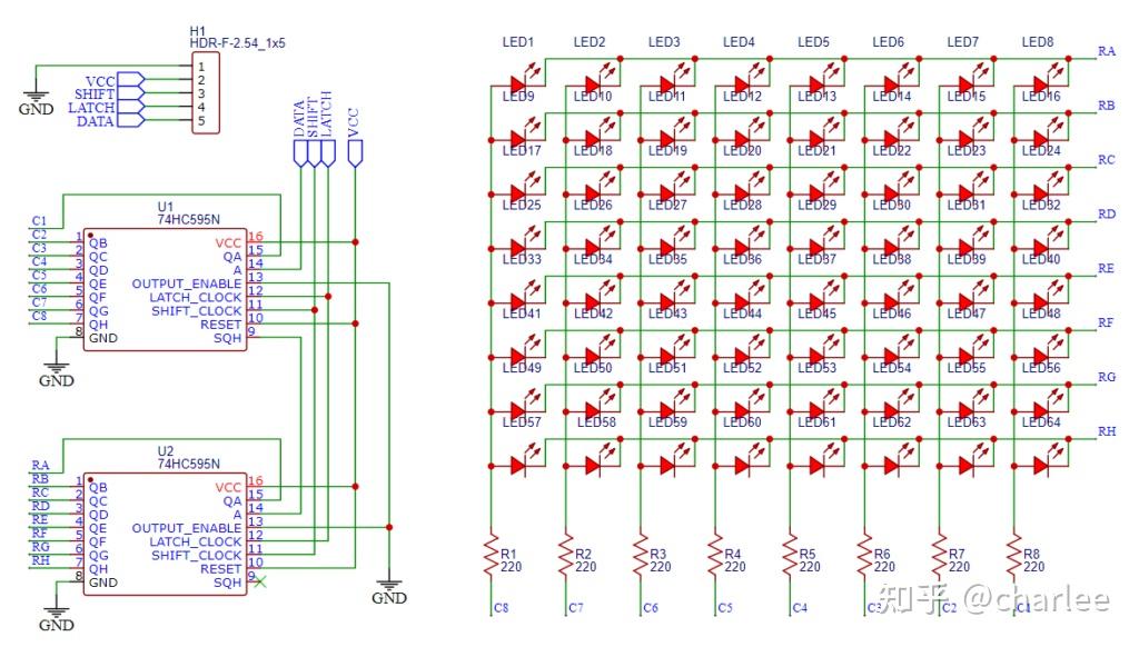 使用树莓派Pico自制8×8 LED阵列 - 知乎