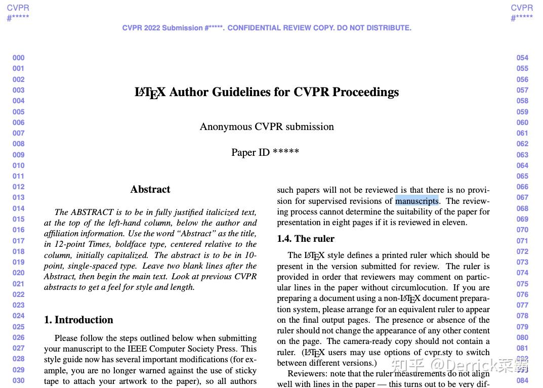 解决Latex论文模版中双栏模式下右侧正文内容紧贴行号的问题 - 知乎