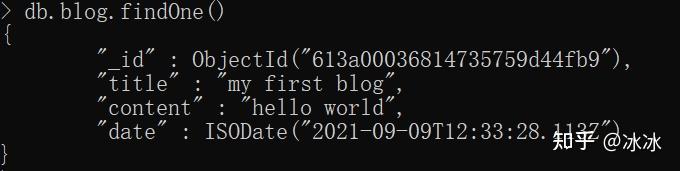 Mongodb Shell 的基本操作 知乎