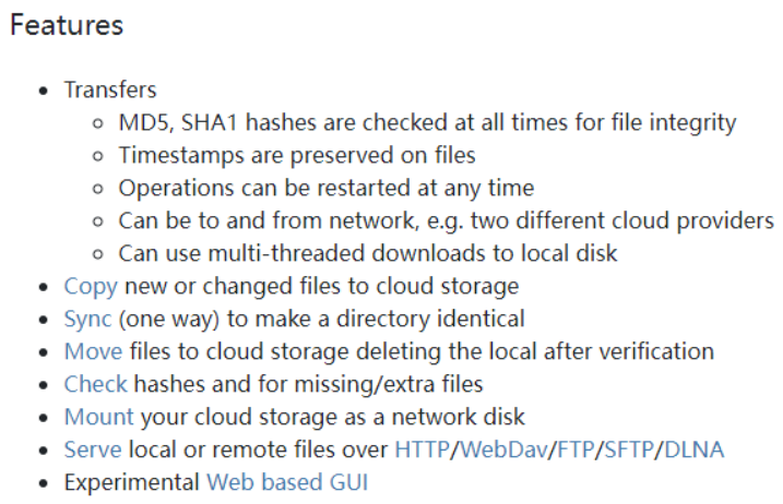 rclone，云存储备份和迁移的瑞士军刀，千字常文解析，附下载链接和安装操作步骤 - 知乎