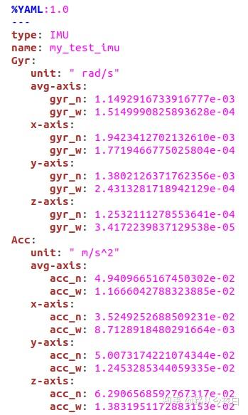 使用imu_utils标定IMU的内参(Xsens) - 知乎