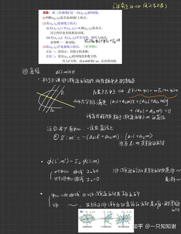 空间解析几何知识点复习&思维导图 - 知乎