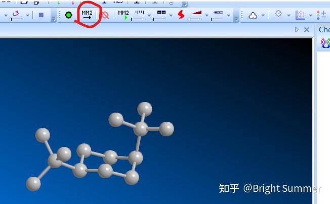 4 Chem3D的MM2计算 与 角度的扫描 - 知乎