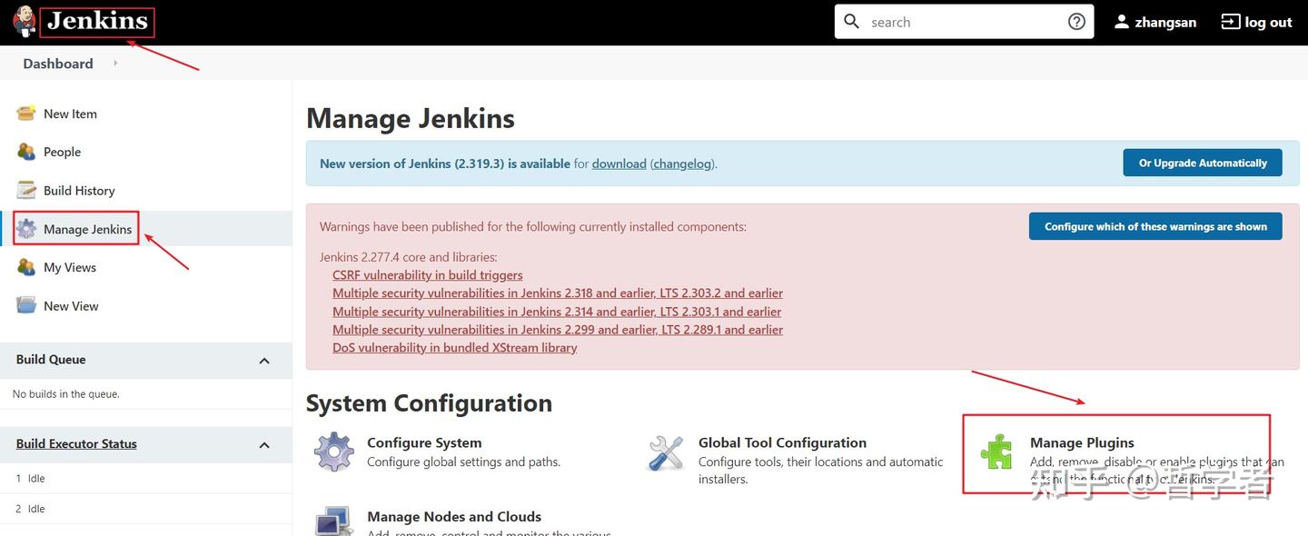 centos7下部署jenkins+jdk8+适配插件下载 - 知乎