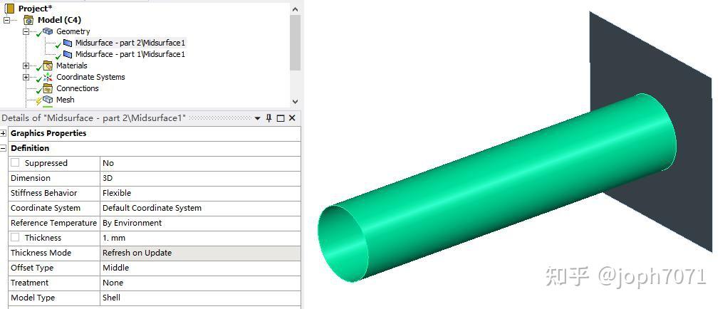 Ansys Workbench中结构单元的连接方式 知乎 