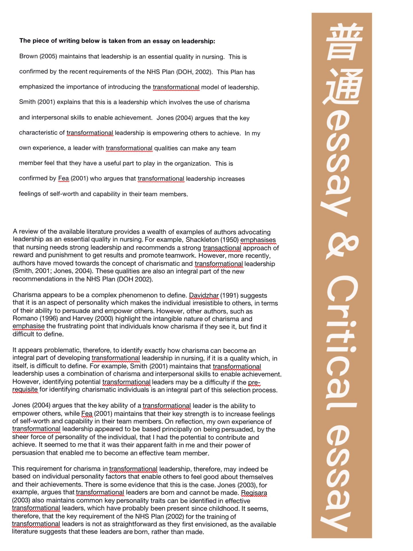 论文干货：Descriptive essay Vs Critical essay - 知乎