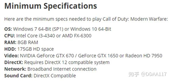 【装机帮扶站】第614期：使命召唤16：现代战争（COD16）配置推荐