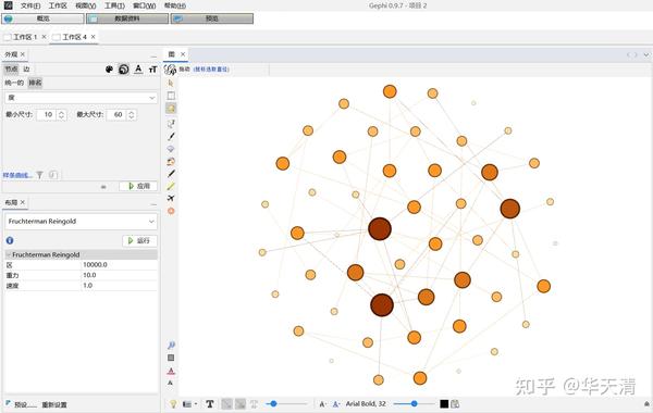 Gephi社会网络分析-网络图的布局 - 知乎