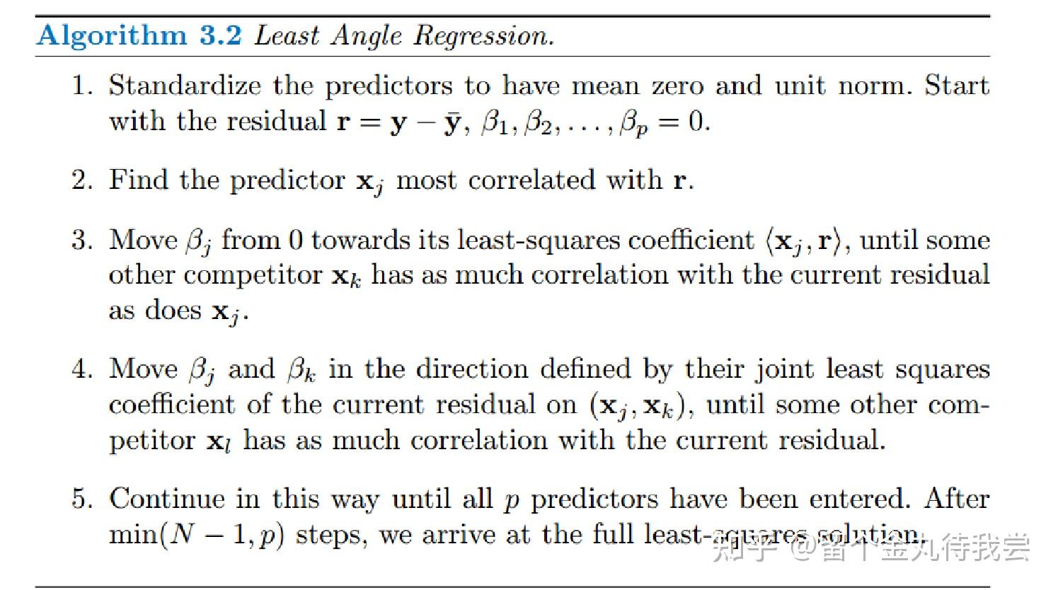 最小角回归、Lasso、Forward Stagewise Regression的算法以及互相的联系 - 知乎