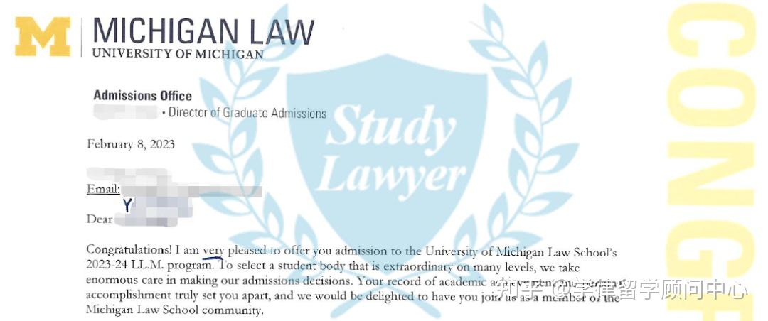 密歇根LLM放榜，NYU也在继续放榜中，恭喜获得录取的学律申请者 - 知乎