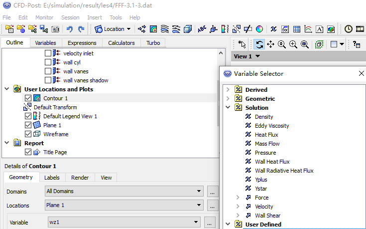 CFD-POST妙招：做出和tecplot一样的涡量图 - 知乎