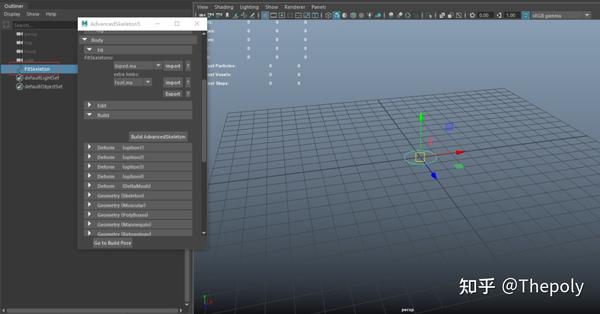 Advanced Skeleton绑定生成基础 - 知乎