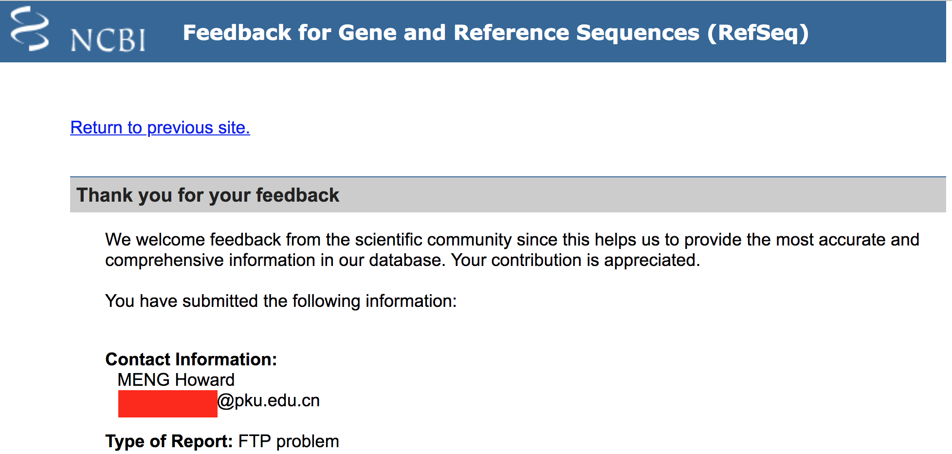 生物信息学100个基础问题 —— 第26题 什么是RefSeq Gene? 怎么给NCBI反馈问题？ - 知乎