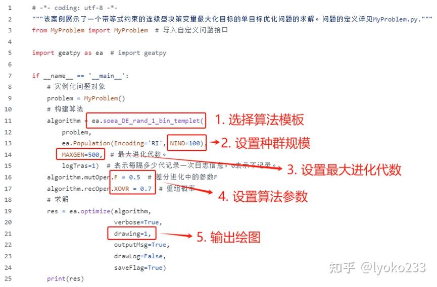 利用Python中geatpy库设计遗传/差分进化/NSGA算法的常用技巧与细节 - 知乎