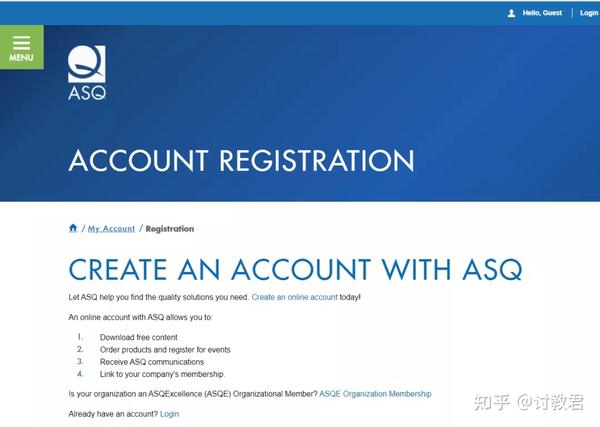 ASQ报名攻略！ - 知乎