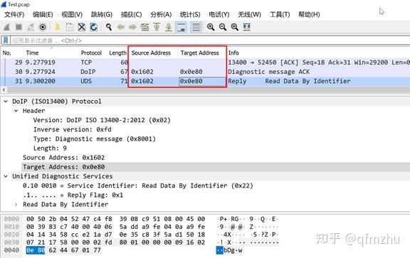 在Wireshark中过滤UDS和OBD诊断ISO13400（DoIP）数据 - 知乎
