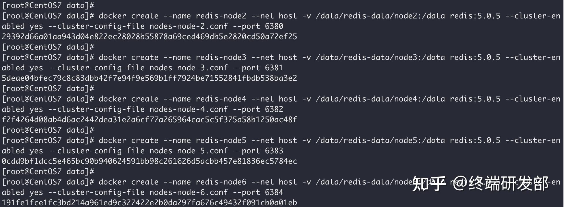 基于docker搭建redis集群（主从集群） 知乎