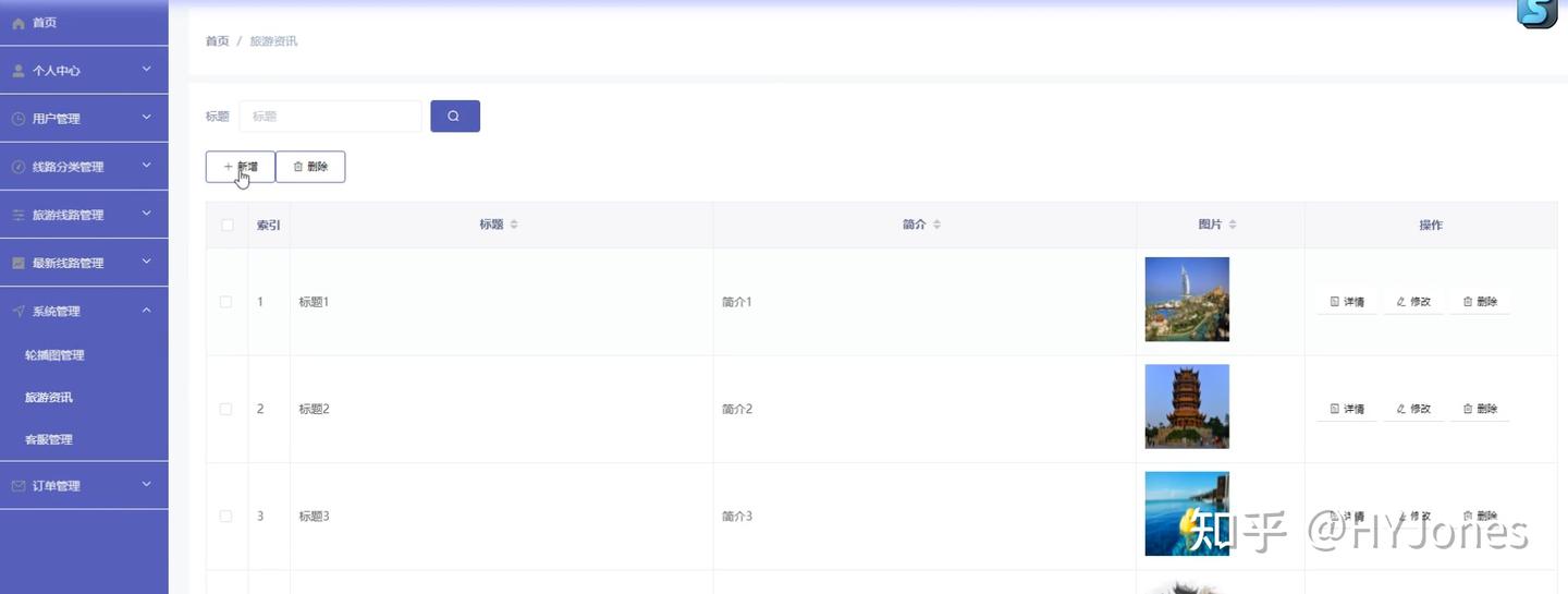 【毕设项目推荐 Javaweb 项目】 基于 Springbootvue 的旅游网站的设计与实现springboot013 知乎